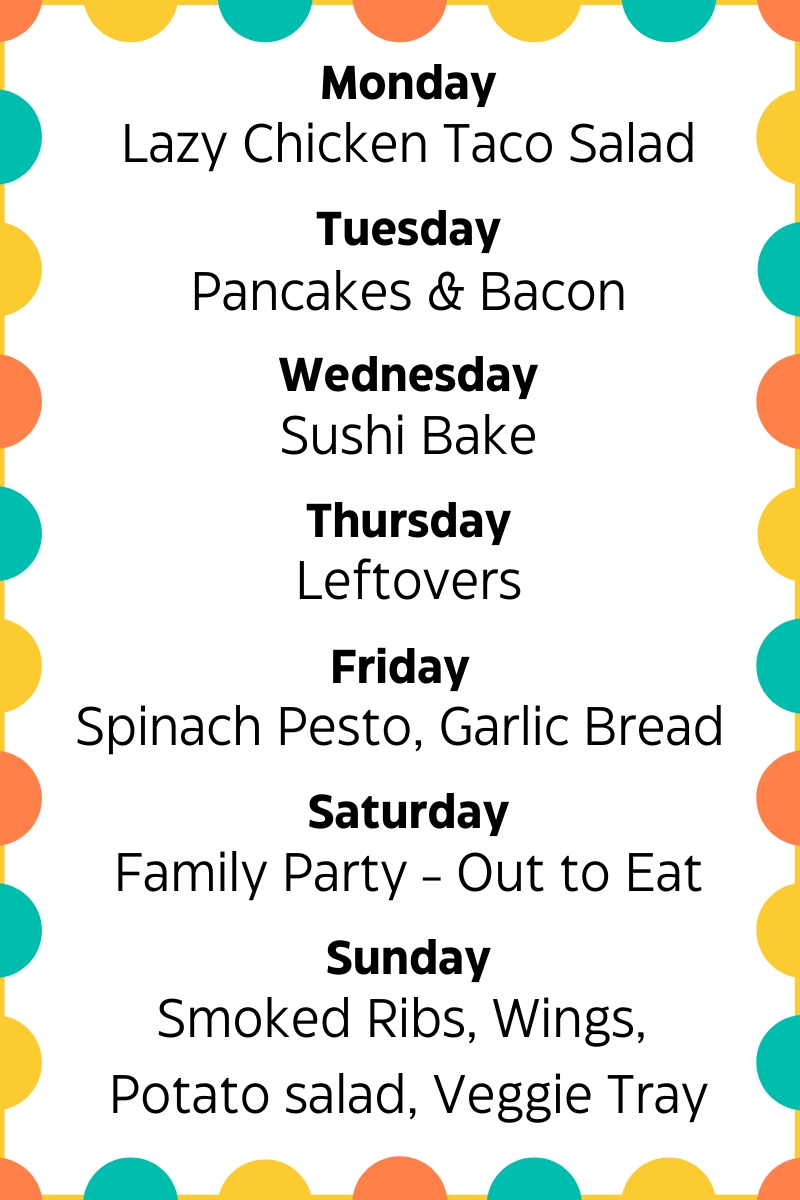 Menu Ideas #1 – Week of Feb 3 ’25 – Cason Cooks